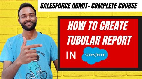 How To Create A Tabular Report In Salesforce Salesforce Analytics Youtube