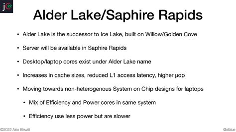 Understanding Cpu Microarchitecture For Performance Jchampionsconf Speaker Deck