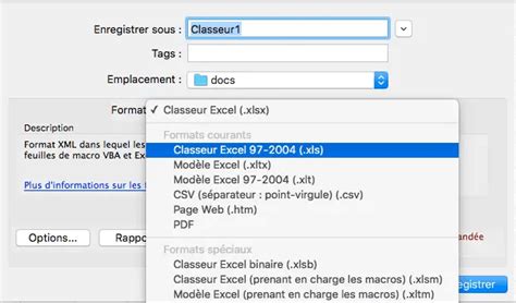 Comment Sauvegarder Un Fichier Excel Au Format Xls Formule Excel