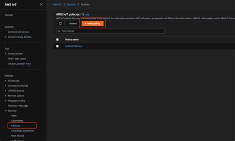 Flux Sdk AWS IoT Device Thing