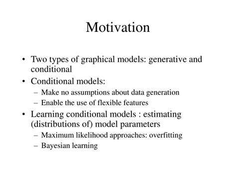 Ppt Bayesian Learning For Conditional Models Powerpoint Presentation