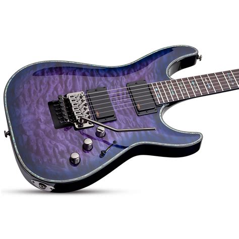 Schecter Hellraiser C 1 Fr Trans Purple Burst Tpb Guitarra Eléctrica