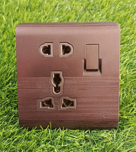 Gc Switches And Sockets Light Plug Multi Function Board Coffee Series China Sheet Daraz Pk