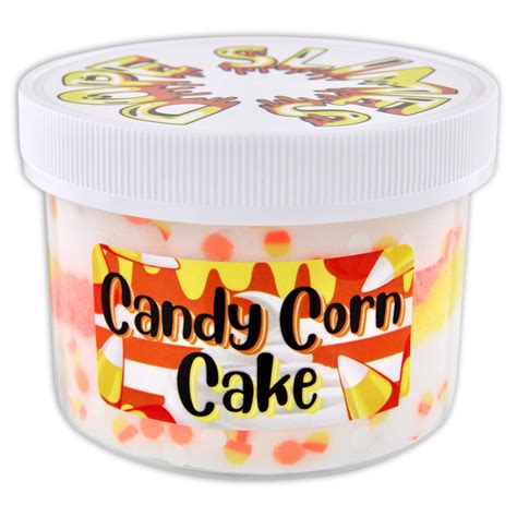 Candy Corn Cake Hybrid Slime Shop Halloween Slime Dope Slimes