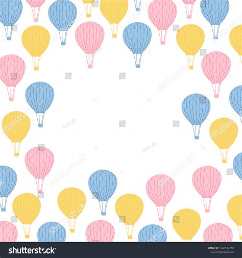 흰색 배경에 풍선이 있는 그림 흰색 스톡 벡터로열티 프리 1748522210 Shutterstock