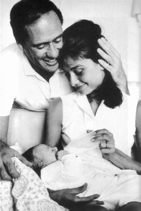 Audrey Hepburn And Mel Ferrer With Their Son Sean Hepburn Ferrer
