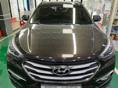 현대 싼타페dm 전면 버텍스300 35측면1열 썬팅 재작업 후기 네이버 블로그