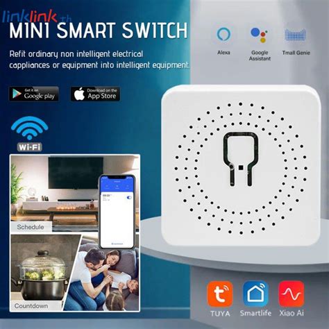 Aubess 16A MINI Wifi Smart Switch รองรบ 2 way control Timer สวตชไรสาย Smart Home อตโนมต
