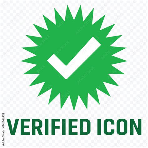 Green Check Mark Icon Verified Icon Graphic Design Template Vector