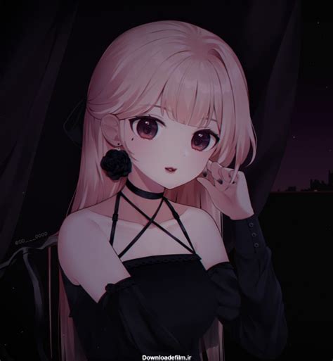عکس انیمه ای مشکی