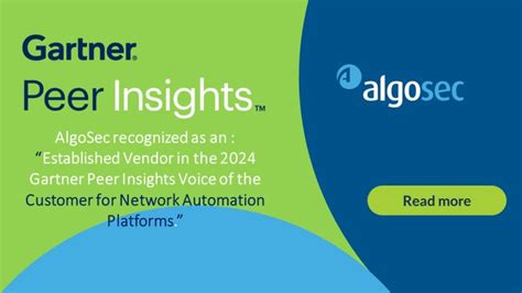 Algosec On Linkedin Enterprise It Software Reviews Gartner Peer Insights