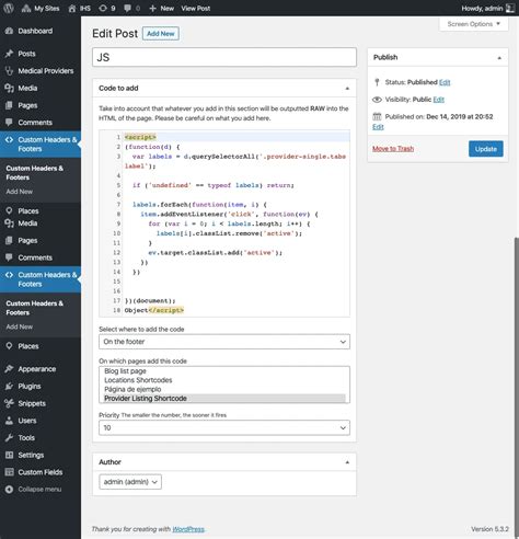 Custom Headers And Footers Marios Site