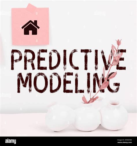 Hand Writing Sign Predictive Modeling Internet Concept Maintenance