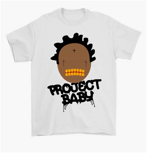 Kdkblk Kodak Black Project Baby Rap T Shirt Cartoon Hd Png Download Kindpng
