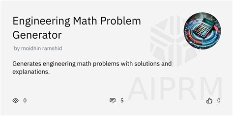 Gpt Engineering Math Problem Generator By Moidhin Ramshid Aiprm For Chatgpt