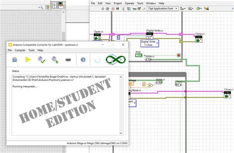 Compiling Labview Code To Arduino The Compiling Proces Seems To Take Forever Even On A Simple