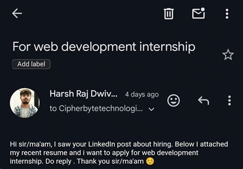 Harsh Raj Dwivedi On Linkedin Internship Careergrowth Proactive Networking Grateful 16