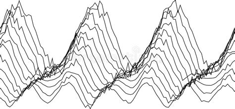 Abstract Wave Patterns For Modern Design And Creative Art Projects Stock Illustration