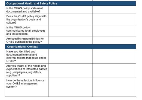 Iso 45001 Checklist For Hassle Free Audit Success Comprehensive Iso 45001 Pre Audit Checklist