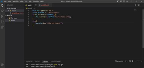 Removing A File In Nodejs With Unlink And Unlinksync Methods