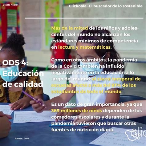Repasamos El Ods4 Garantizar Una Educación Inclusiva Equitativa Y De