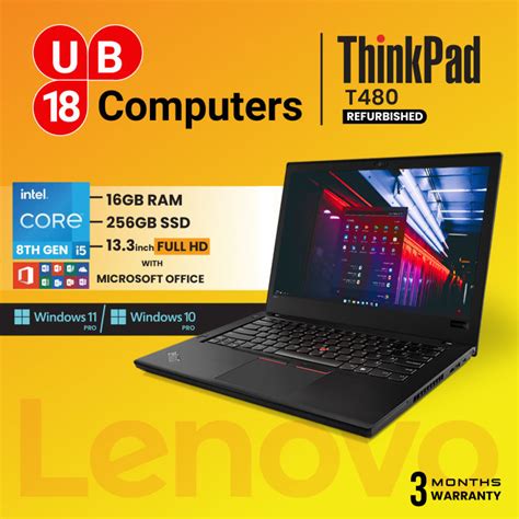 Lenovo Thinkpad T480 T490 I5i7 8th Gen 8gb16gb Ram 256gb 512gb