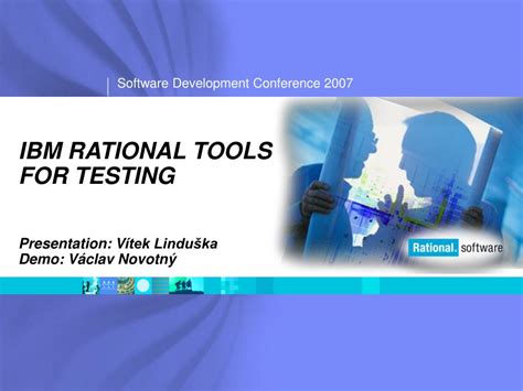 Ppt Ibm Rational Tools For Testing Presentation V ítek Linduška Demo Václav Novotný