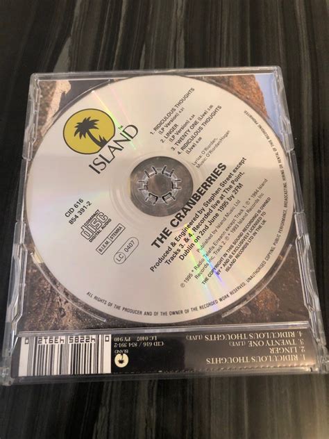 日版cd 二手 Cranberries Ridiculous Thoughts 1993 興趣及遊戲 音樂、樂器 And 配件 音樂與媒體 Cd 及 Dvd Carousell