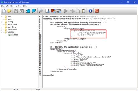 Ollydbg Is It Possible To Modify An Exe To Require Run As Admin Stack Overflow