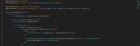 Trying To Get Esx Doorlock To Work But Don T Know How To Fix It ES