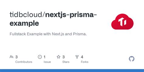 Github Tidbcloudnextjs Prisma Example Fullstack Example With Nextjs And Prisma