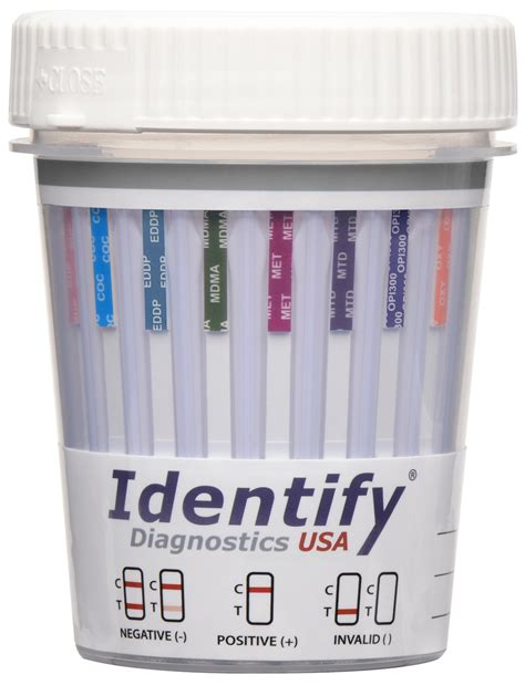 9 Panel Drug Test Cup With No Thc Identify Health Clia Waived