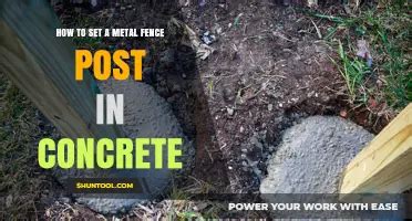 Setting Steel Poles Concrete Installation Guide Shuntool