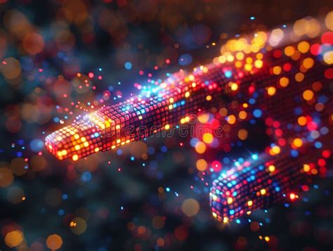 Retro Computer Cursor Icons In Pixelated Form The Pointers Blur Into A Cursor Gallery Stock