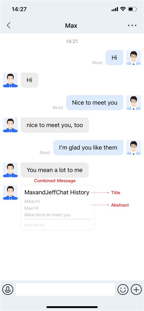 Merge And Forward Messages In Tencent Im Sdk Tencent Rtc Documentation