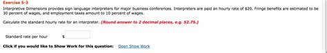 Solved Exercise 5 3 Interpretive Dimensions Provides Sign