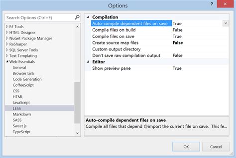 Refactoring Your CSS With LESS In Visual Studio Web Essentials Dave