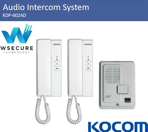 KOCOM To Audio Intercom System KDP AD Lazada