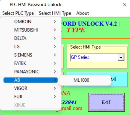 Allen Bradley Plc Password Unlock Services