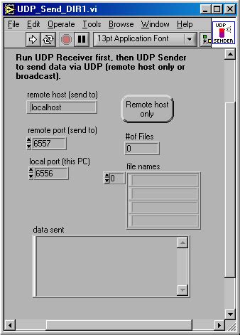 LabVIEW VI Programmed To Send A Directory Of Files Download Scientific Diagram
