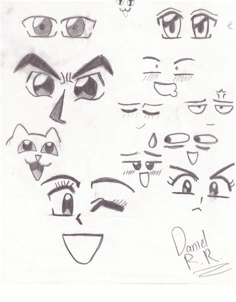 Some Faces And Eyes By Langaruto On Deviantart
