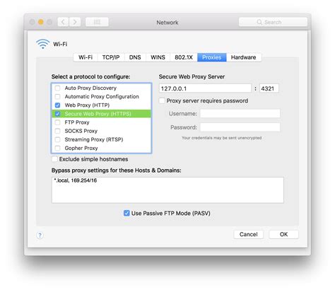 Debugging Proxy On Mac Os Declaration Of Var