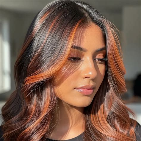 20 Trendy Dark Brown Hair With Money Piece Highlights Youll Love