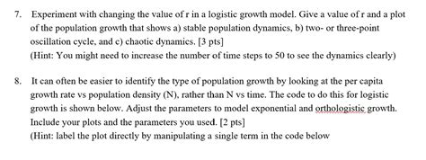 7 Experiment With Changing The Value Of R In A Chegg Com