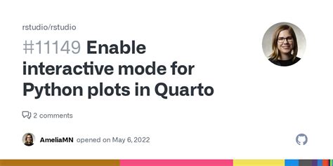 Enable Interactive Mode For Python Plots In Quarto · Issue 11149