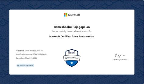 Rameshbabu Rajagopalan On Linkedin Added One More Feather To My Cloud Hat Aws Microsoft