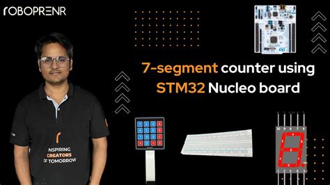 7 Segment Counter Using Stm32 Nucleo Board Youtube
