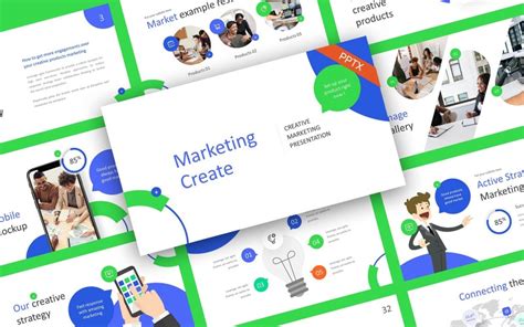Маркетинг Создать реальный маркетинг Шаблоны презентаций Powerpoint