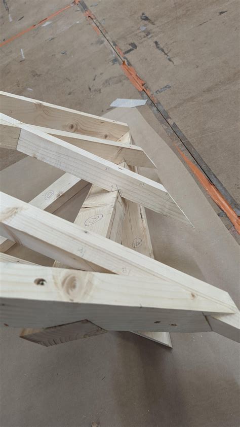 Timber Frame Model I Made At School R Timberframe