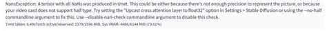 [bug] constant nans exception a tensor with all nans was produced in unet · issue 11695